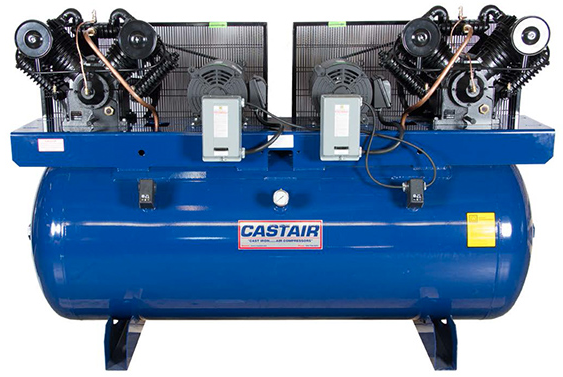 Heavy Duty Shop Air Compressor Duplex Series - Model No. D10124HC2-S ...